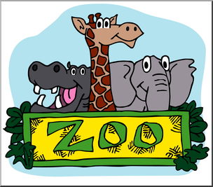 Clip Art: Zoo Graphic Color 2 – Abcteach