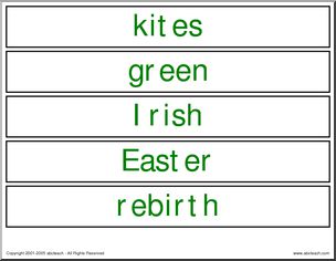 March Acrostic Form – Abcteach