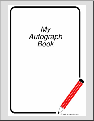 Autograph Booklet – Abcteach