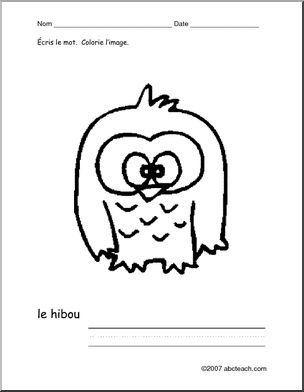 French: Colorie/Ãˆcris–lion – Abcteach