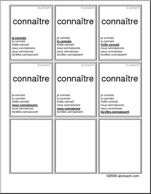 French: Jeu des Sept Familles : verbe Â´devoirÂª au prÃˆsent – Abcteach