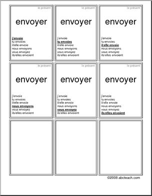 French: Jeu des Sept Familles : verbe Â´direÂª au prÃˆsent – Abcteach