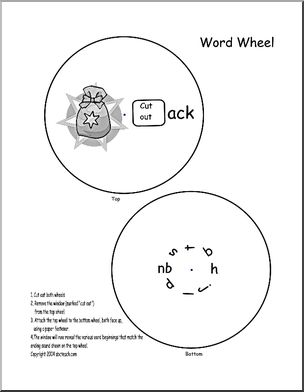 (blank) Word Wheel – Abcteach