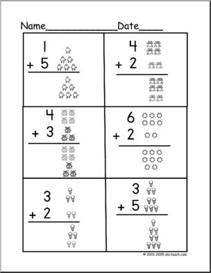 Addition 2 digits (set 5) Worksheet – Abcteach