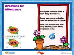 Interactive: Flipchart: Attendance Template: Dog Bone Theme – Abcteach