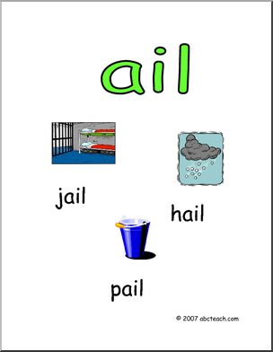 Word Family – IP Words (blackline) Poster – Abcteach