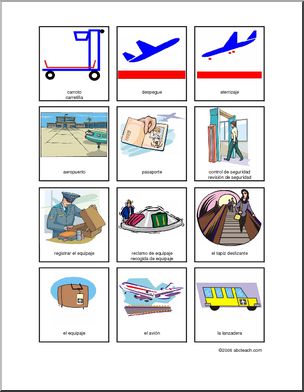 Spanish: Game; air travel – Abcteach