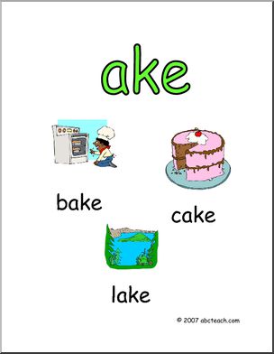 Word Family – OT Poster – Abcteach