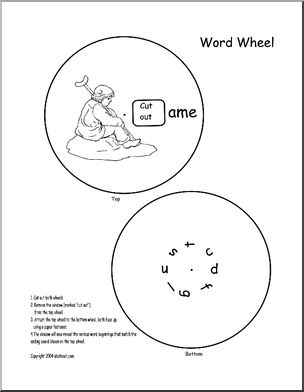 AME Word Wheel – Abcteach
