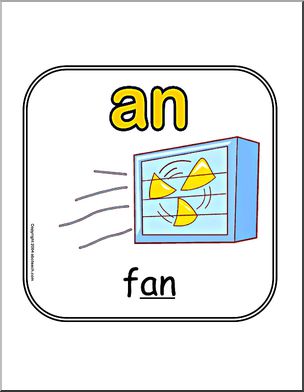 Word Family – AN words Sign – Abcteach