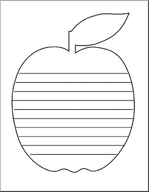 Shapebook: Apple (Elementary) – Abcteach