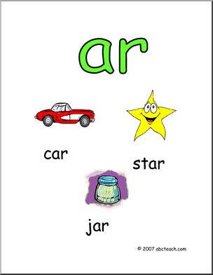 Word Family – AR Words Poster – Abcteach
