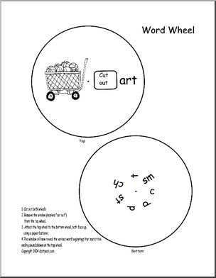 ART Word Wheel – Abcteach