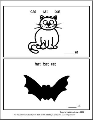 The Fat Cat (Primary) Shapebook – Abcteach