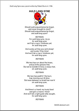 New Year’s – Cut and Paste Learning Center – Abcteach