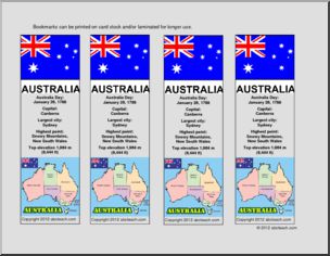 Bookmarks: Australia Day – Abcteach