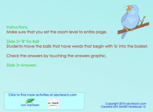 Interactive: Notebook: Phonics: Letter “B” (Sort) – Abcteach
