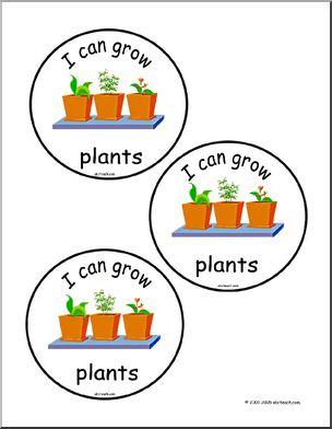 Badges: I can grow plants – Abcteach