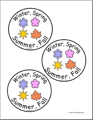 Badges: Seasons – Abcteach