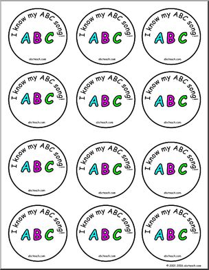 Small Badges: First Day of School – Abcteach