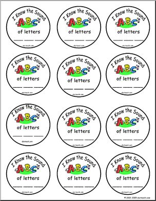 Badge: I Know My Colors! (preschool) – Abcteach