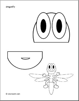Paper Bag Puppet: Animals – Dragonfly – Abcteach