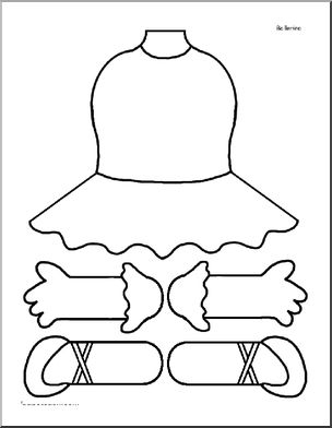 Paper Bag Puppet: Halloween Costumes (girl) – Abcteach