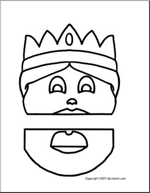 Paper Bag Puppet: Medieval Queen – Abcteach