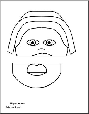 Paper Bag Puppet: Medieval Damsel – Abcteach