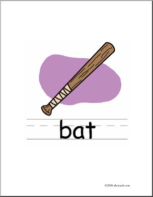 Clip Art: Basic Words: Bag Color (poster) – Abcteach