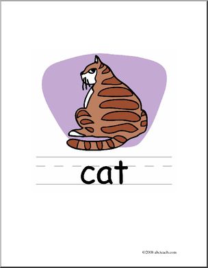 Clip Art: Basic Words: Crown Color (poster) – Abcteach