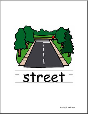 Clip Art: Basic Words: Stork B&W (poster) – Abcteach