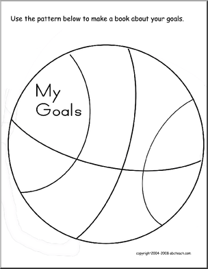 Booklet: Goals (Basketball theme) – Abcteach