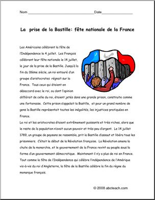 French Reading Comprehension – Page 3 – Abcteach
