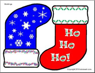 Bulletin Board: Christmas Set (color) (prek/primary/elem) – Abcteach