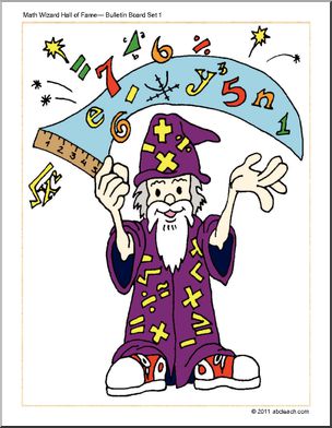 Bulletin Board: Math Wizard Theme Ideas (elem/middle) – Abcteach