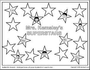 Bulletin Board Idea: Superstar – Abcteach