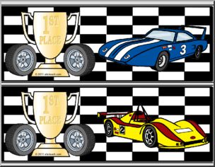 Bulletin Board: Race Car/Winner’s Circle Theme – Abcteach