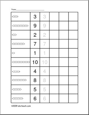 Worksheet: Bead Bar 4 (Montessori) – Abcteach
