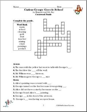 Curious George Goes to School (primary/elementary) Book – Abcteach