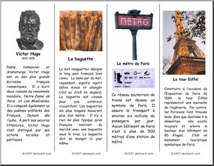 French: Bookmarks – French Holidays – Abcteach