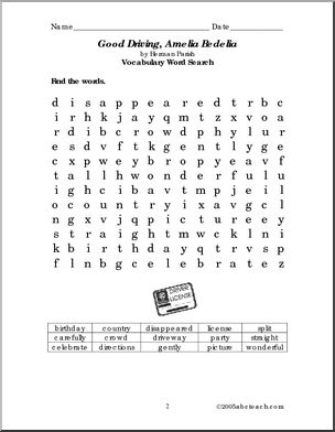 Good Driving, Amelia Bedelia (primary/elem) Book – Abcteach