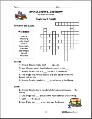 Amelia Bedelia, Bookworm (primary/elem) Book – Abcteach