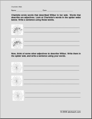 Charlotte’s Web – Friendship (elem/upper elem) Writing Prompt – Abcteach