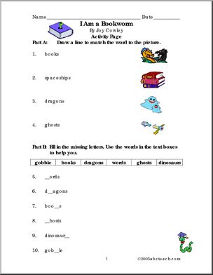 Book: Chicka Chicka Boom Boom – worksheet (primary) – Abcteach