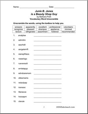 Book: Junie B. Jones, Beauty Shop Guy (primary) – Abcteach