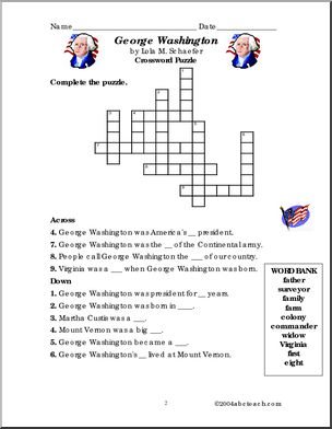 Book: George Washington (elementary) – Abcteach