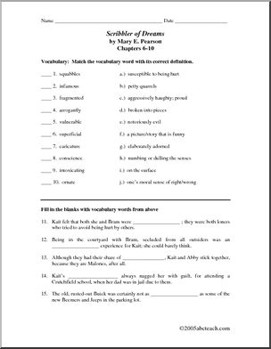 Scribbler of Dreams (middle school/ high school) Book – Abcteach