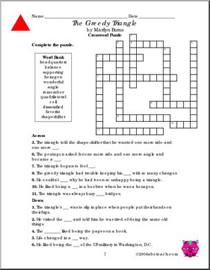 The Greedy Triangle (elementary) Book – Abcteach