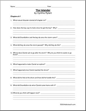 The Islander (upper elem/middle) Book – Abcteach